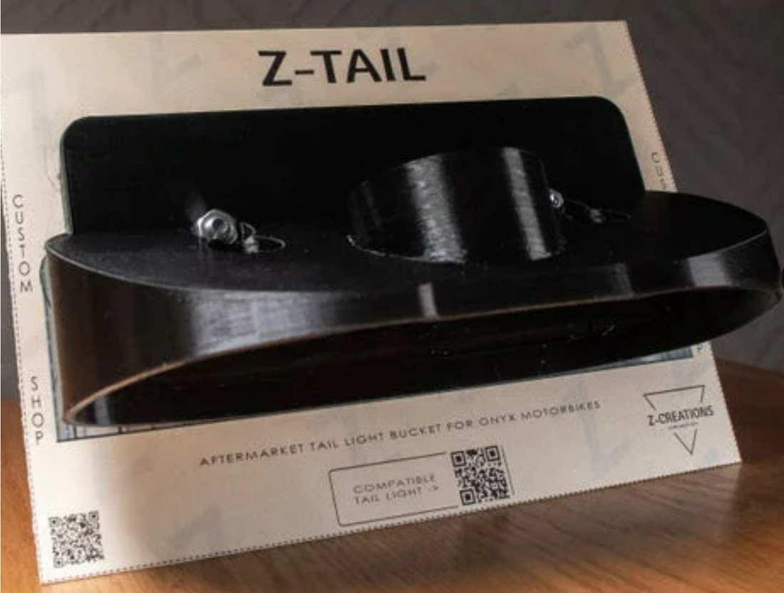 ONYX Rear Rack Brake Light Bracket 3D Printed – Radmotousa